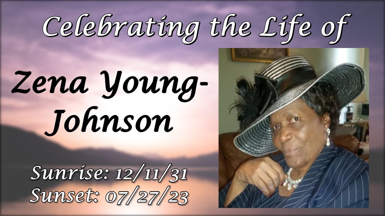 Zena Young-Johnson Funeral Service - YouTube