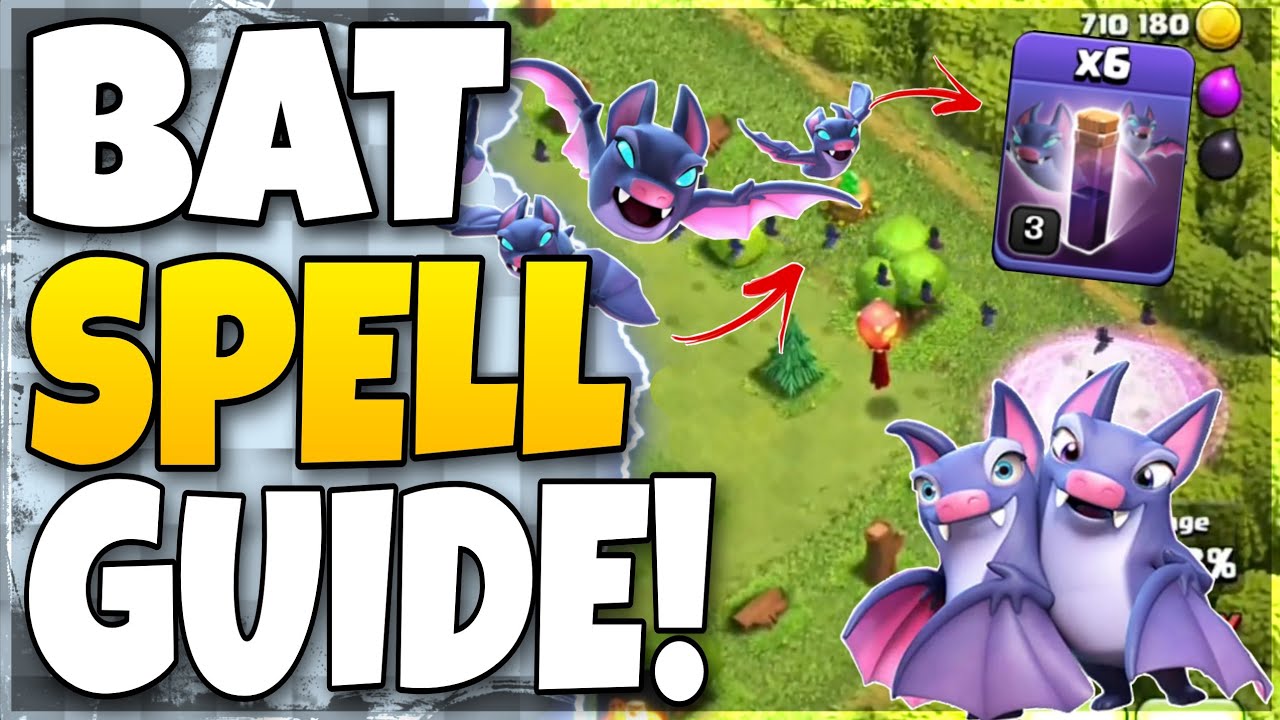 HOW TO USE BAT SPELL AT TH10.!! |COC |CLASH OF CLANS - YouTube