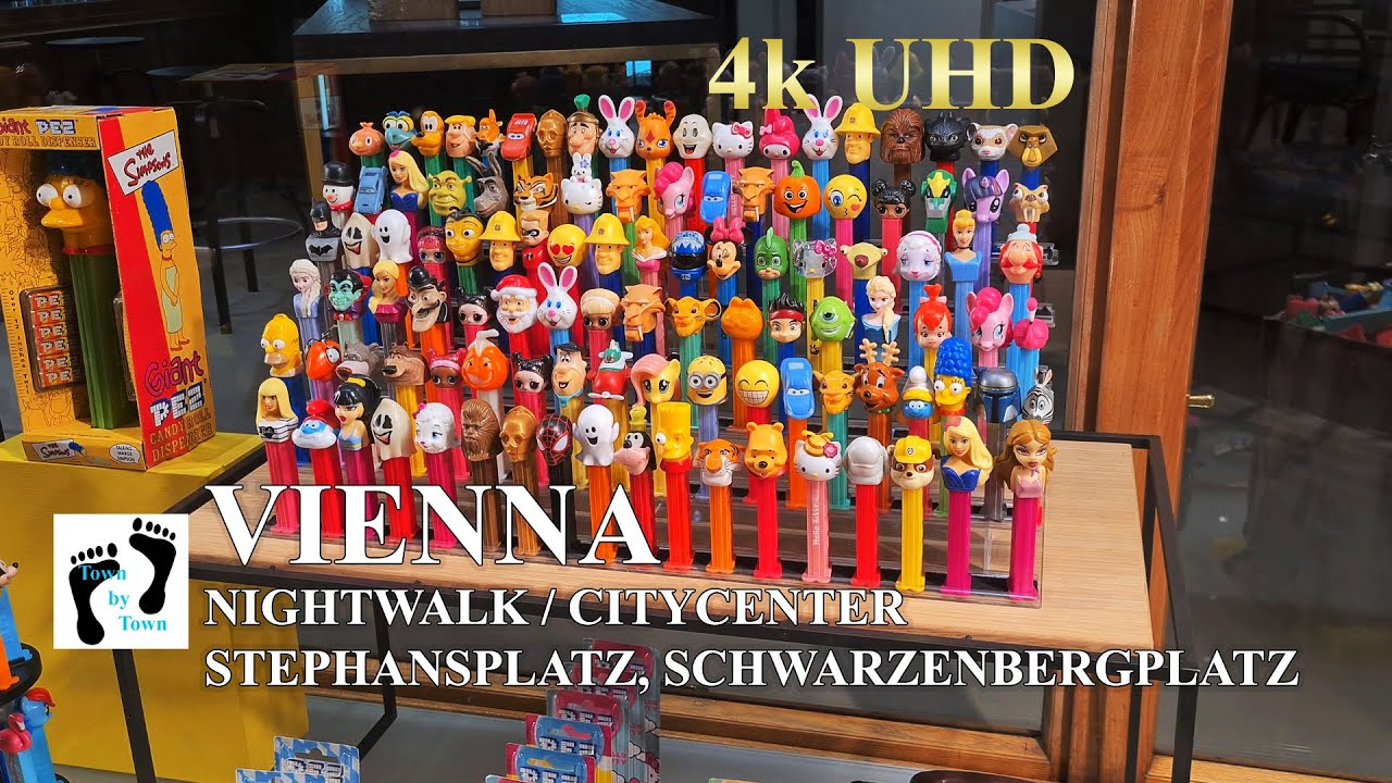 Wien, Vienna Night-Tour, Stephansplatz, Schwarzenbergplatz, Austria ...