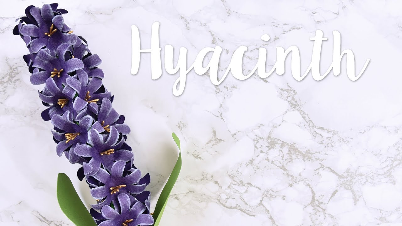 How to Make a Paper Hyacinth - Sizzix Lifestyle - YouTube