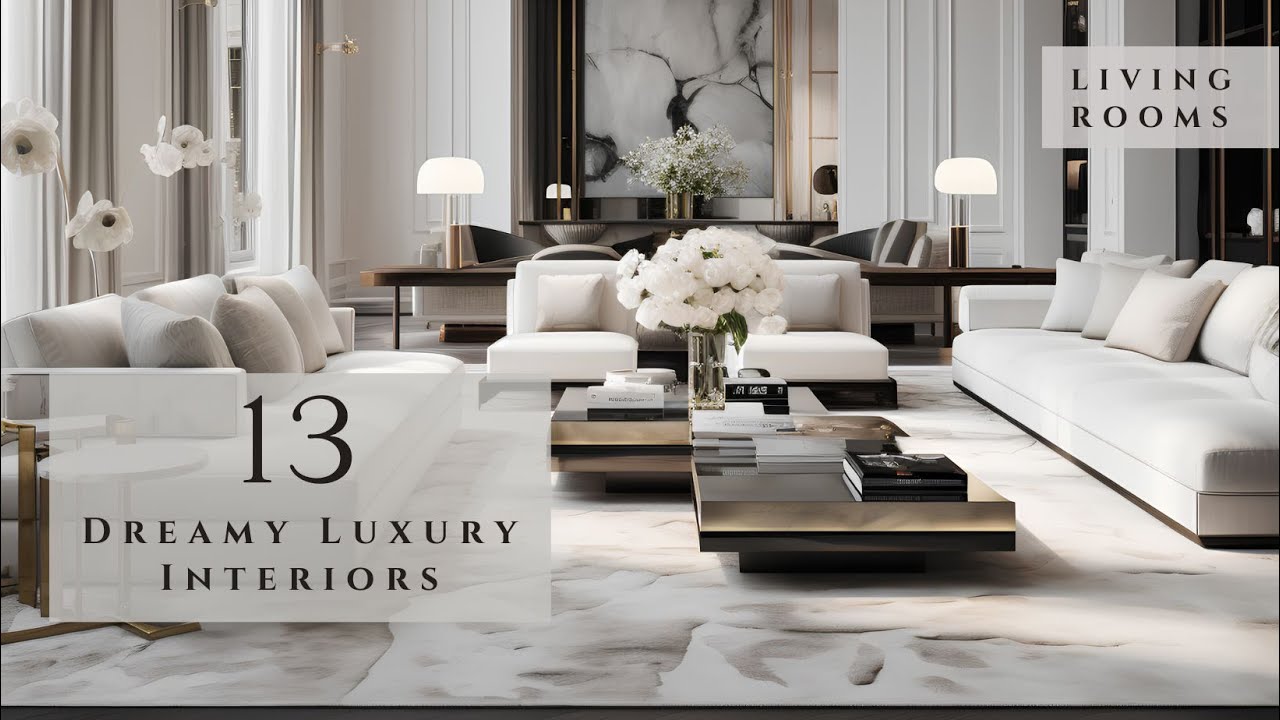 Inside Opulence: A Journey Through 13 Dreamy Luxury Living Room ...