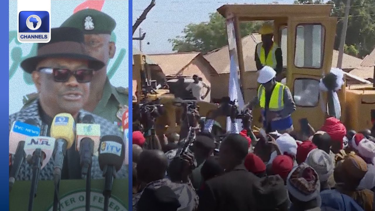 FCT Minister Flags Of Construction Of Kabusa Ketti Access Road | Live ...