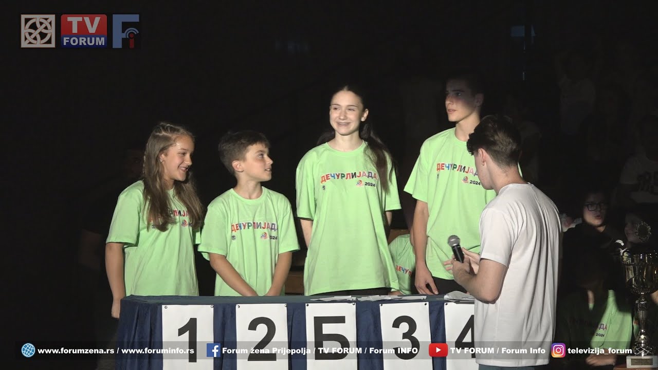 OŠ “Vladimir Perić Valter“ pobednik 16. Dečurlijade - YouTube