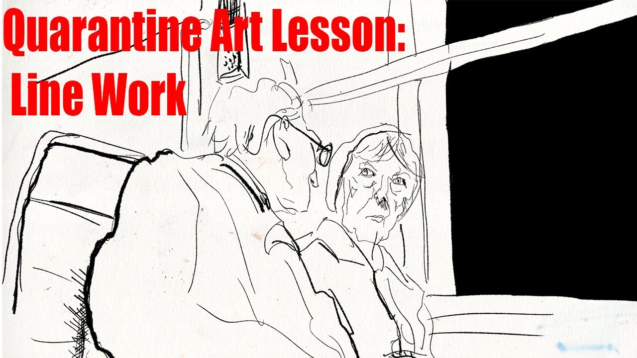 Art Lesson - Line Work Take 3 - YouTube