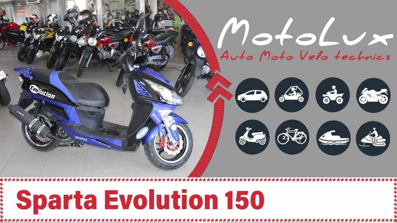 Мотоцикл Sparta Evolution 150 відео огляд || Мотоцикл Спарта Еволушн ...