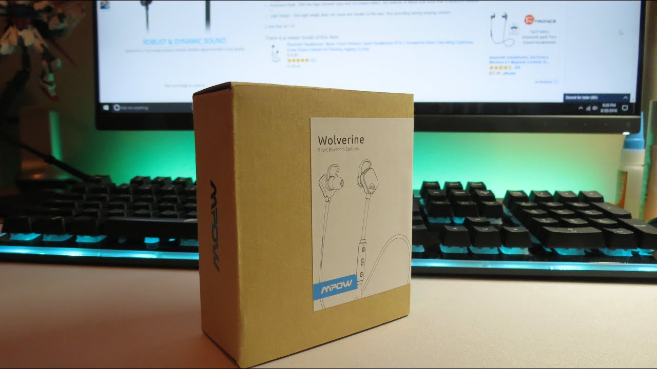 MPOW Wolverine bluetooth headphones (Unboxing and OOB review) - YouTube