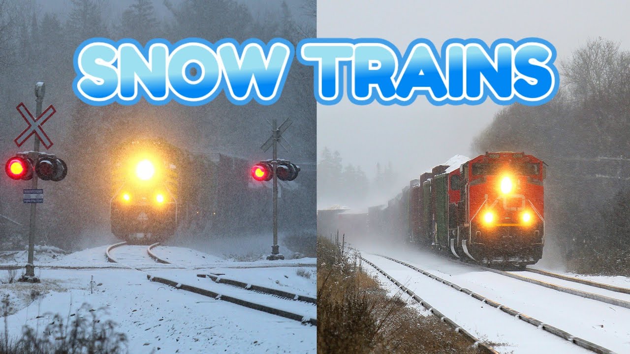 Canada Winter Snow Trains - November to January 2025/26 - YouTube