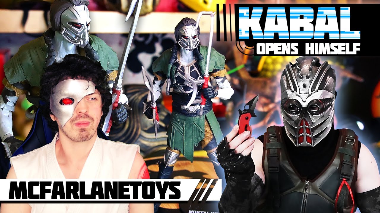 Kabal Open's Kabal's Mortal Kombat 11 Action Figure! By McFarlanetoys ...