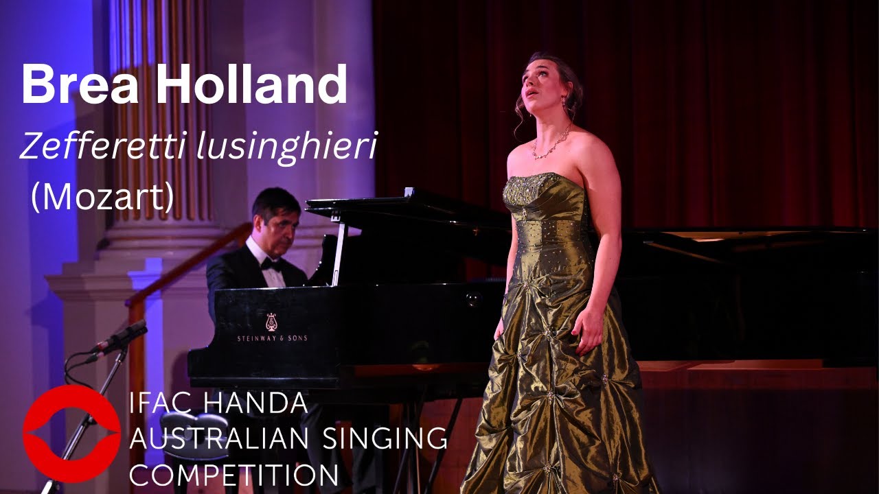 2025: Brea Holland, soprano. Semi-Finals Concert, first performance ...