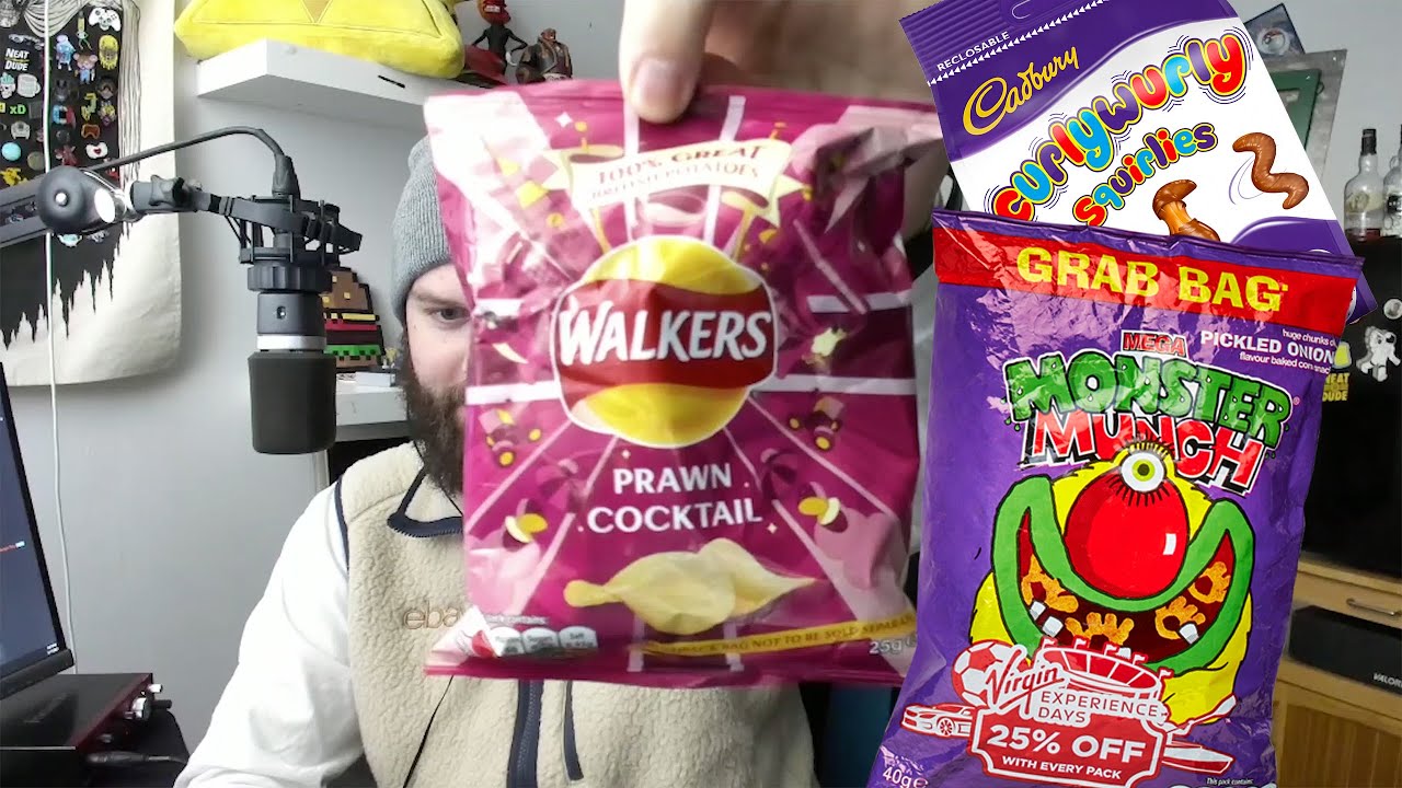 Trying English Snacks For The First Time - YouTube