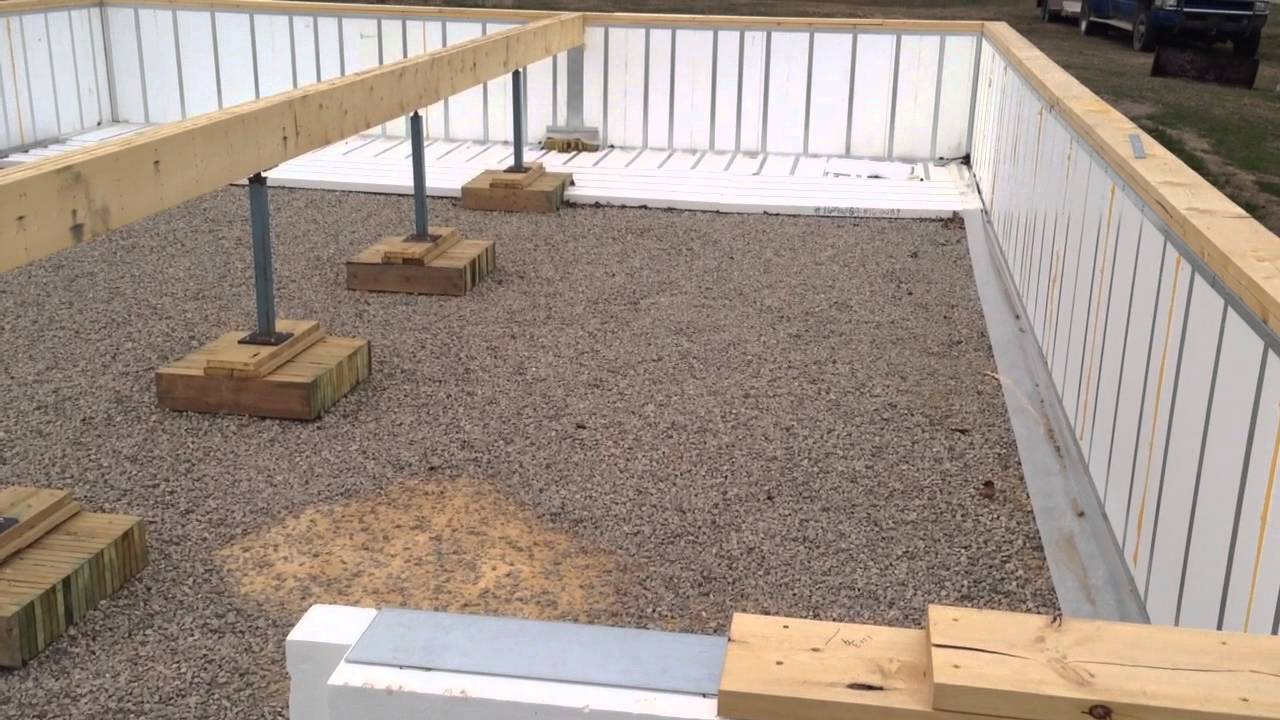 Polycore Wall System - No Concrete Footings - YouTube