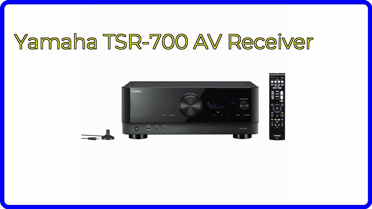REVIEW (2025): Yamaha TSR-700 AV Receiver. ESSENTIAL details. - YouTube