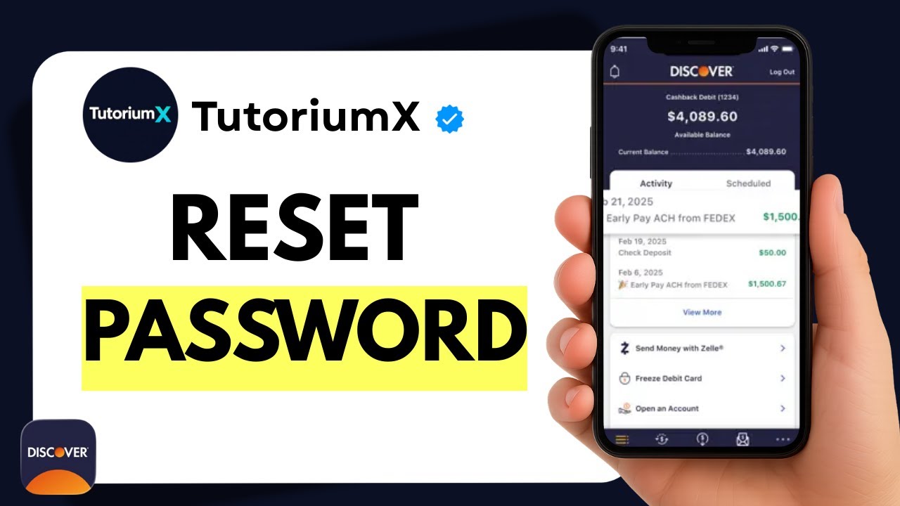 How to Reset Discover Password Easily - YouTube