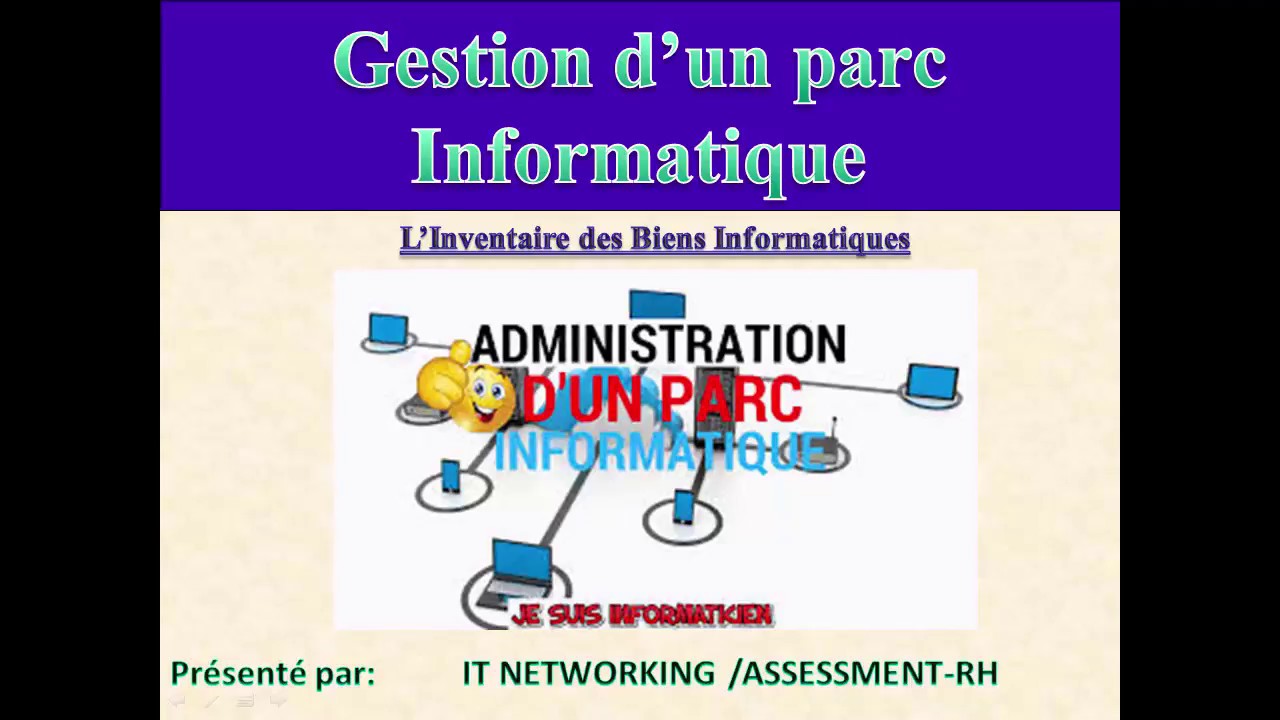 Gestion d'un parc Informatique : Inventaire des Biens Informatique ...