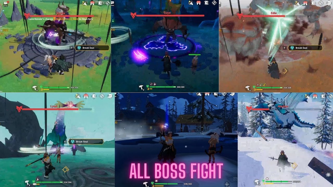 Dawnlands all Boss Fight one by one.... - YouTube