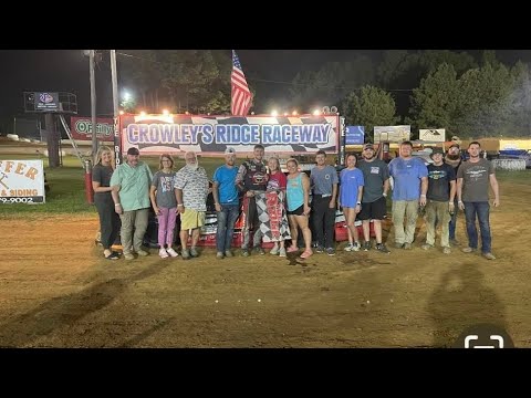 Latemodel Feature Win at Crowley’s Ridge Raceway! 7-20-2024 - YouTube