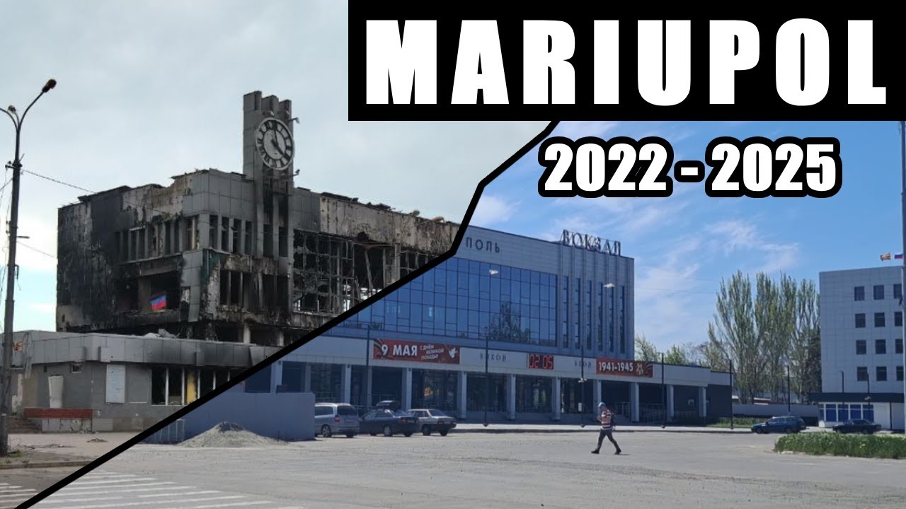 MARIUPOL BEFORE AND AFTER COMPILATION 2025 - YouTube