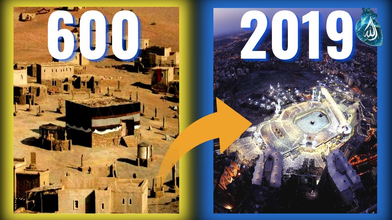 Evolution of Kaaba | Mecca | 0 to 2019 - YouTube