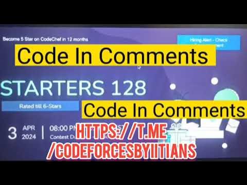 Codechef rating Solutions Live Moody Chef Maximize the Array DISJOINT Non Decreasing - YouTube