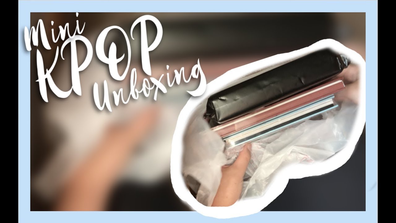 Mini Kpop Album Unboxing :D - YouTube