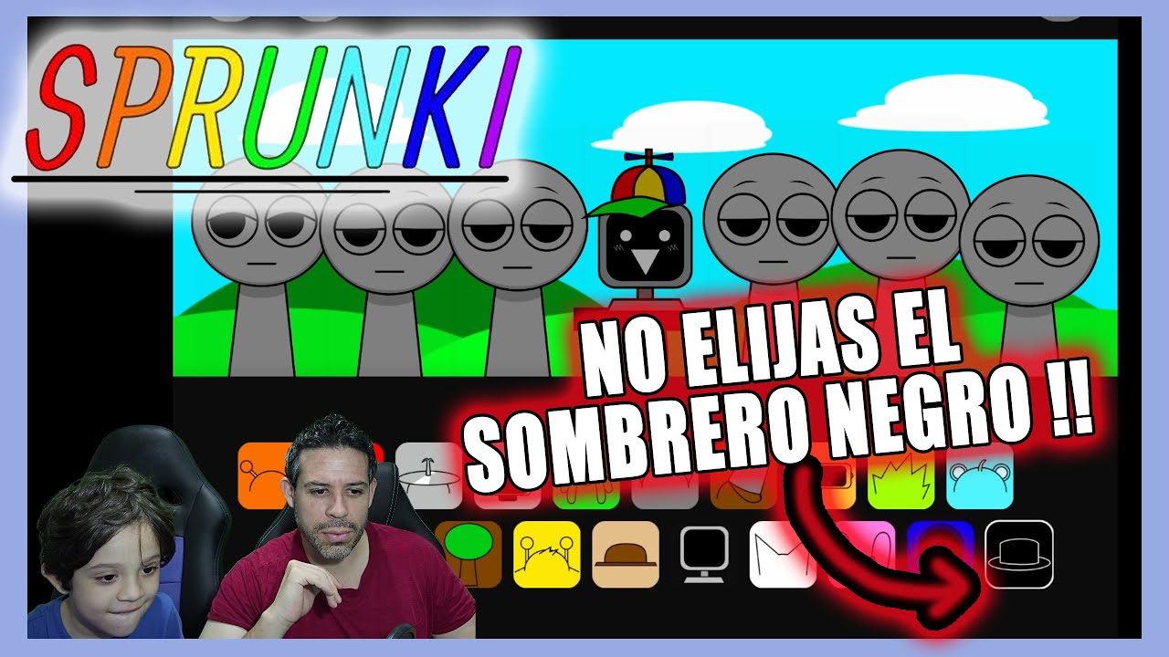 Cuidado con el Sombrero Negro SPRUNKI INCREDIBOX Por Primera Vez ...