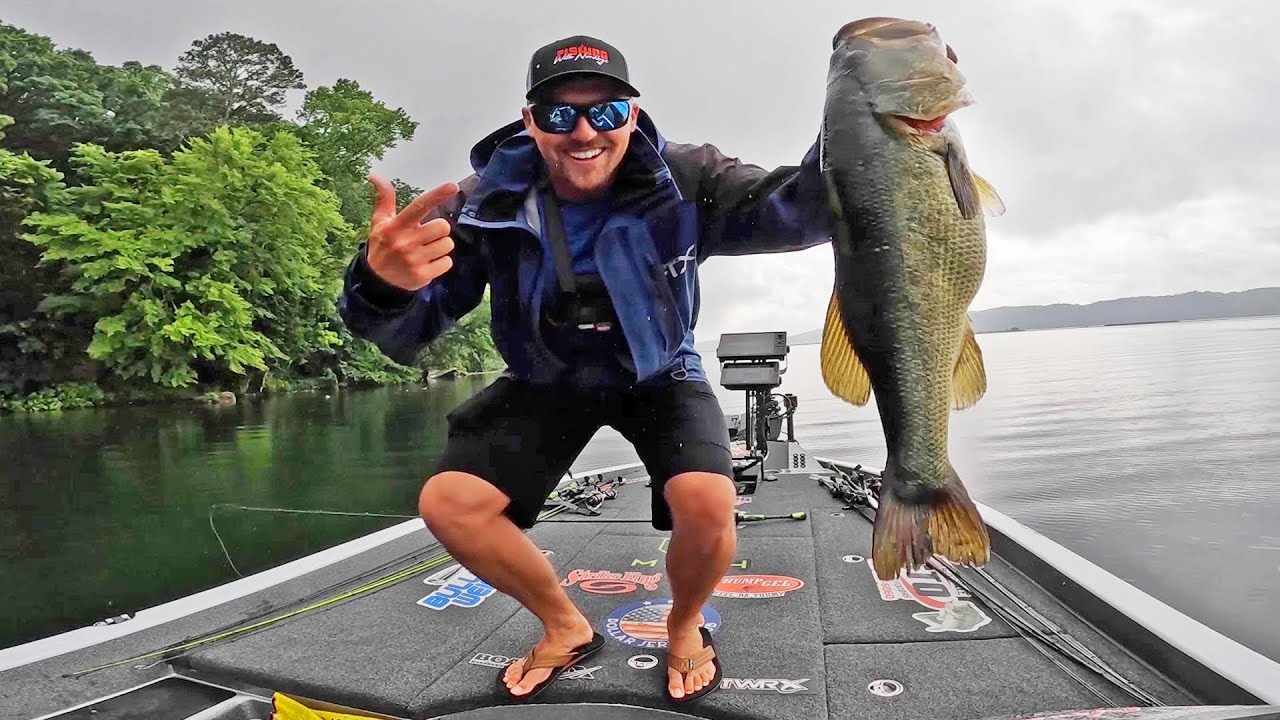 Catching TANKS On Lake Guntersville Bass Fishing! (WACKY RIG FISHING ...