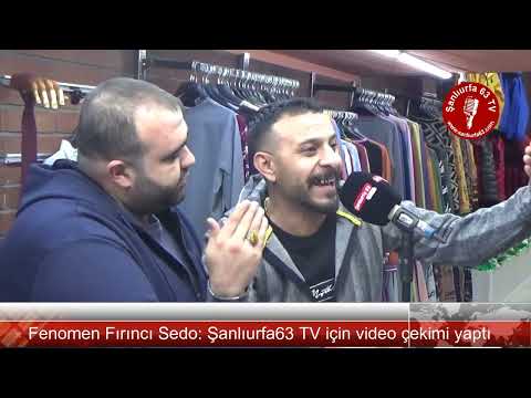 Şanlıurfalı Fenomen Fırıncı Sedo Şanlıurfa 63 TV'ye video çekti