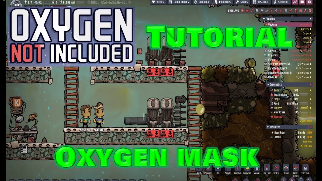 Oxygen Not Included - Oxygen Mask - Tutorial - YouTube