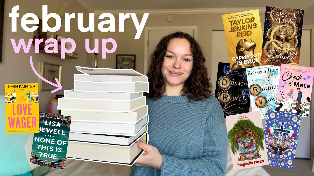 All 12 books I read in February and the ones YOU should too!! - YouTube
