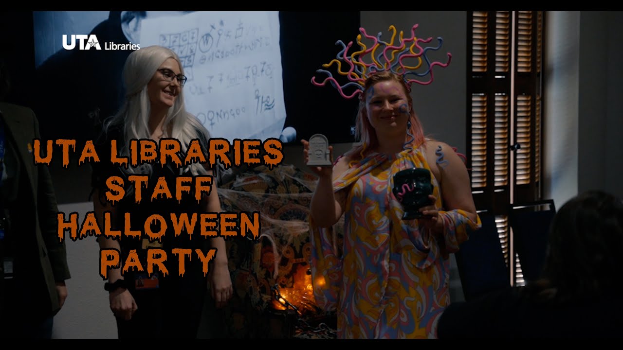 Libraries Staff Halloween Party - YouTube