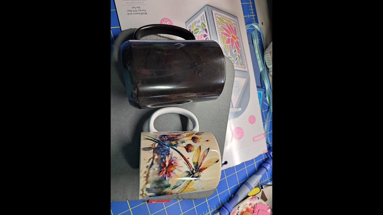 making a color changing mug and reg mug ..just sharing finished itiems ...
