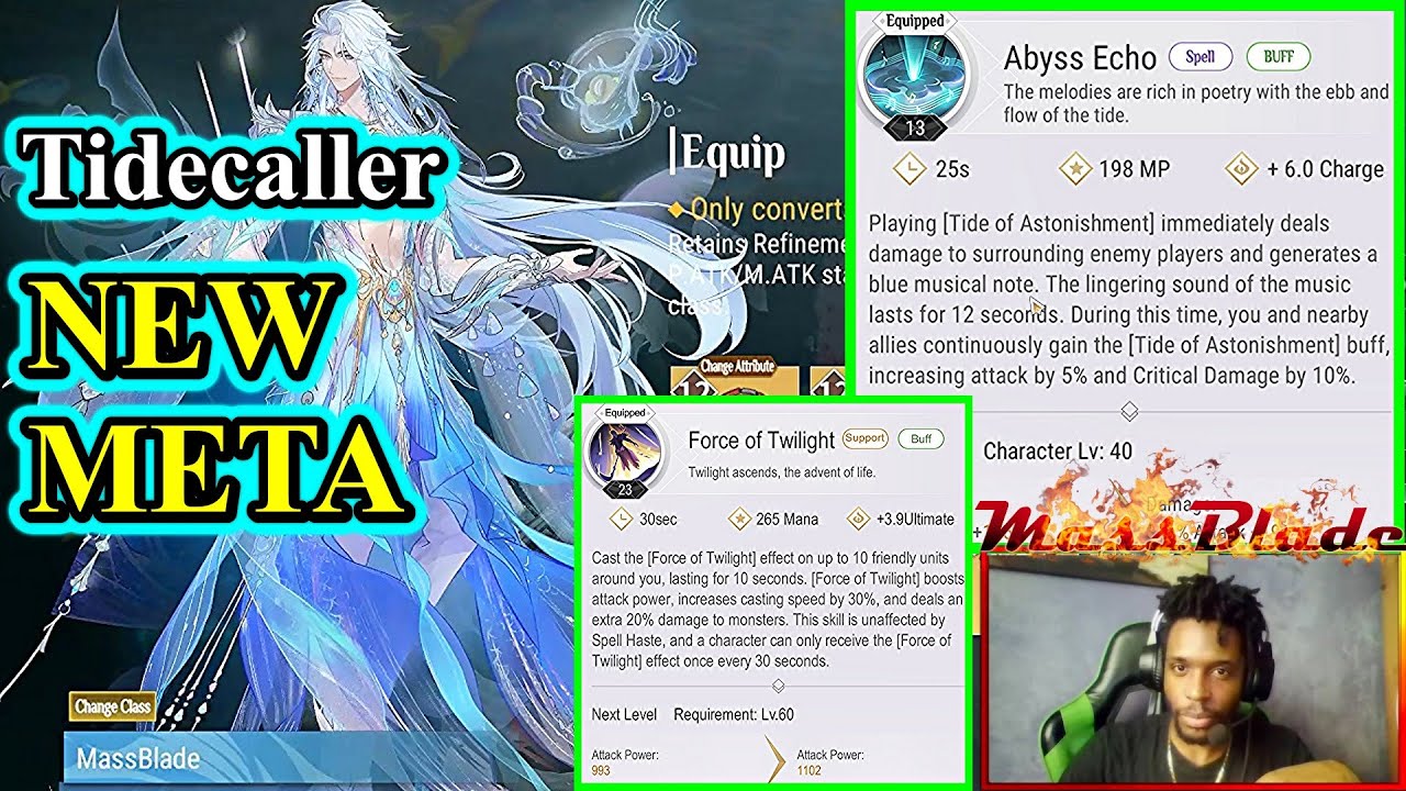 [Revelation M]: TIDECALLER - The New META Support Class!! (It's Strong ...