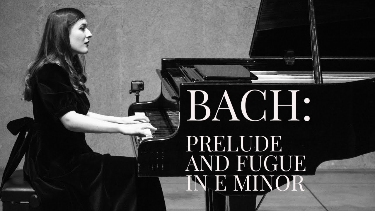 Bach: Prelude and fugue in E minor BWV 855 LIVE | Olga Ivanova, piano ...