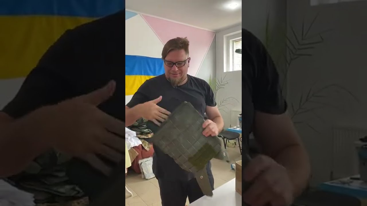 American makes a bullet proof vest in Ukraine #Shorts - YouTube