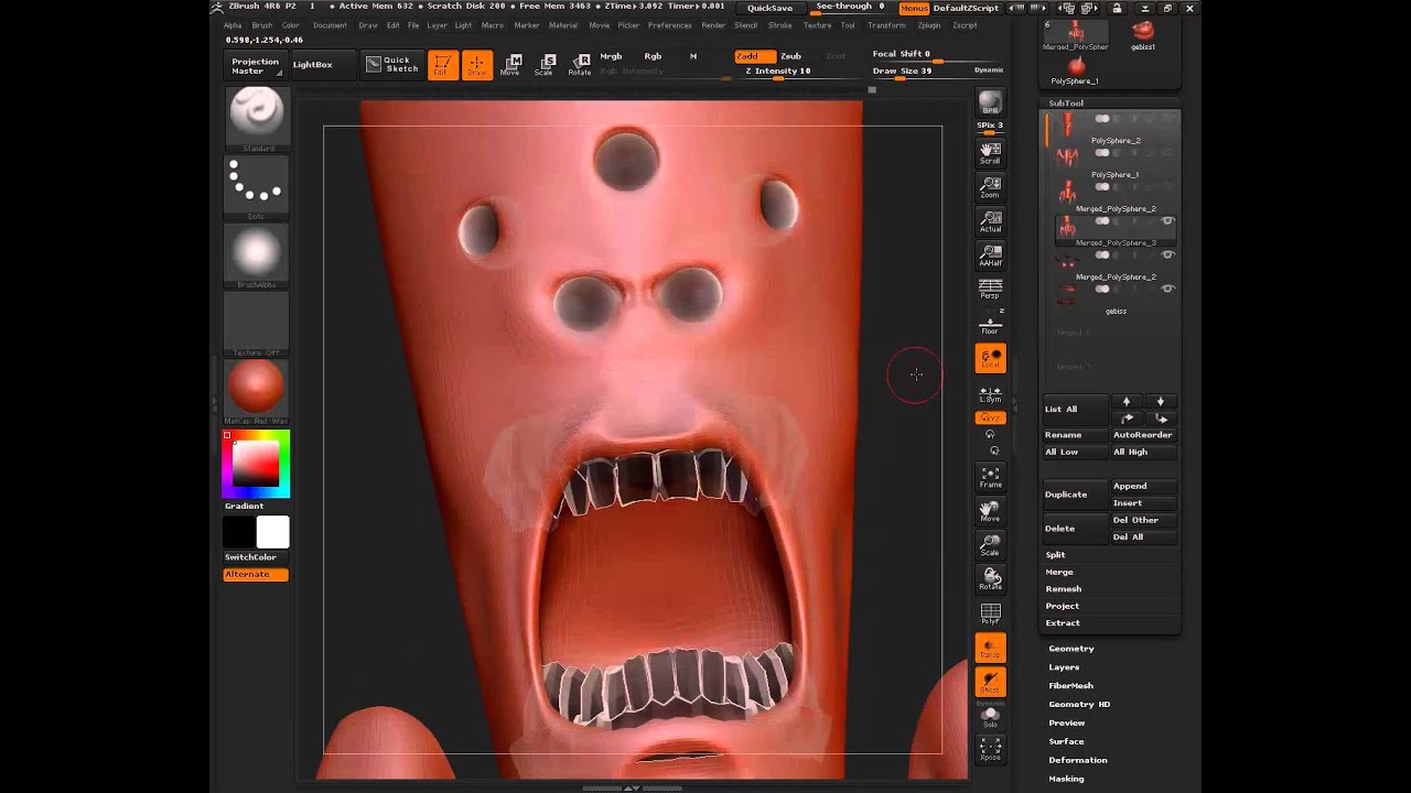 ZBrush Tutorium - Tutorial 2 - Sculpting - YouTube