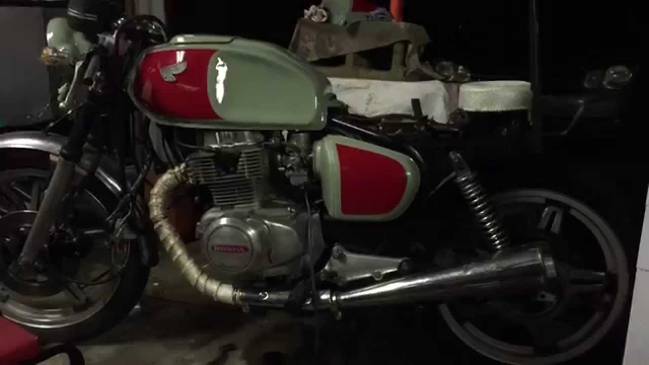 1978 Honda CB400 cafe racer build..part 10....2nd paint color added ...