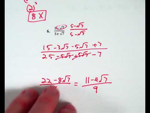 Handke Algebra 2 - Standard 6A Summative Review - YouTube