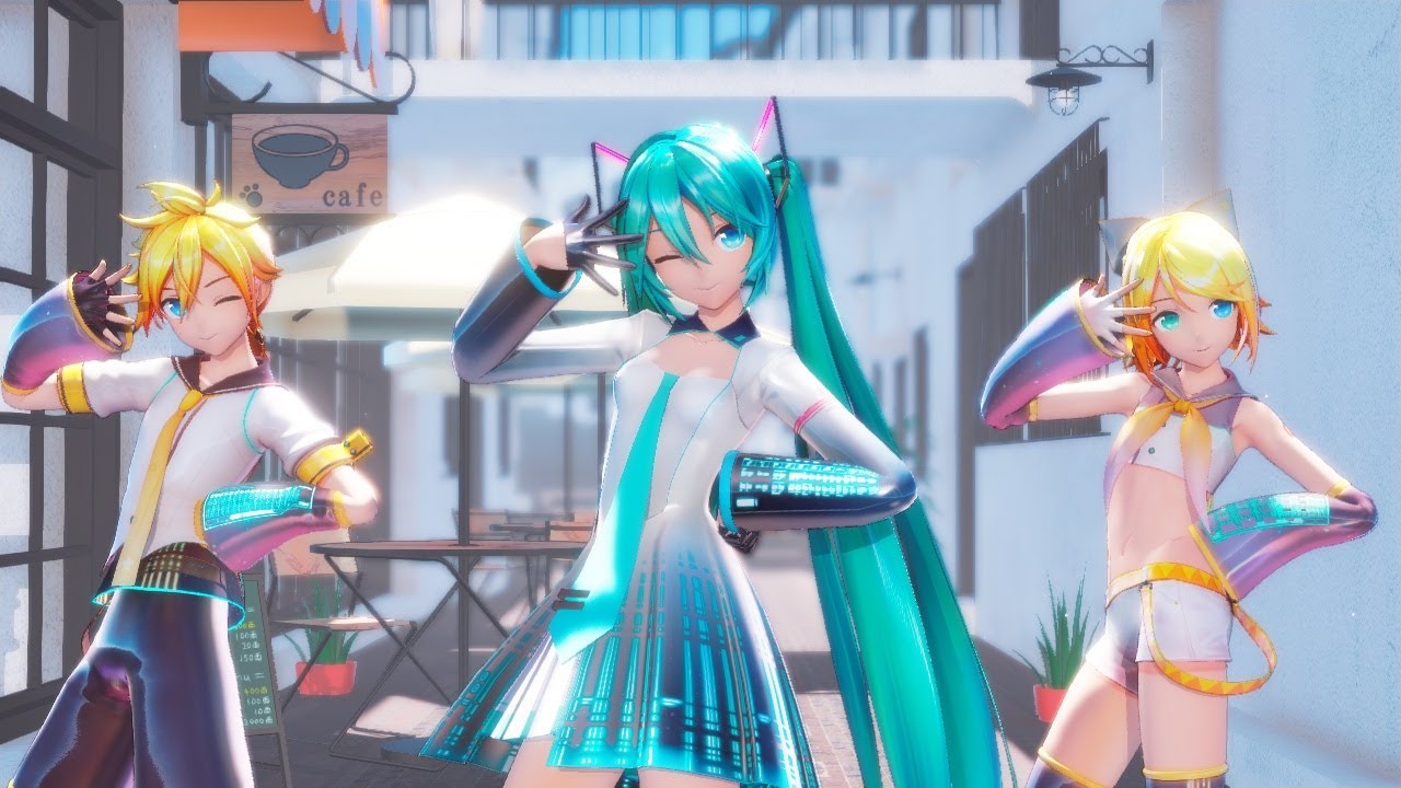 【MMD】Everyday - Perfume 【YYB式初ミク+リン+レン_10th】 - YouTube