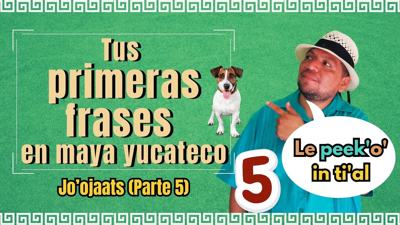 Cómo hacer tus primeras frases en lengua maya yucateco | Parte 5 | Uso ...