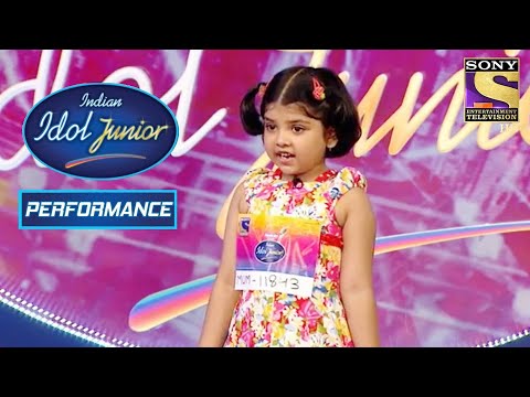 Little Mannya Steals Judges' Heart With 'Aashiyan' | Indian Idol Junior 2