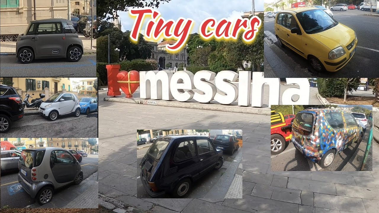 Love this little super tiny cars Messina Italy #travelvlog - YouTube