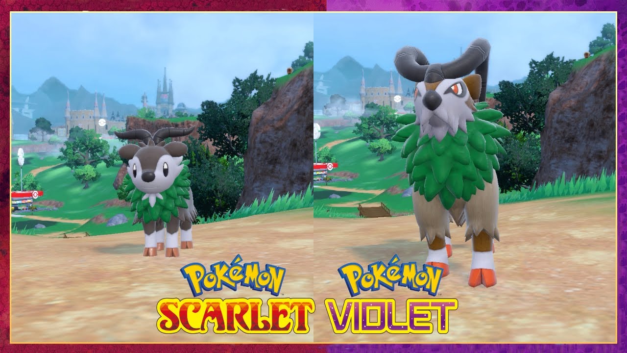 Pokemon Scarlet & Violet How To Evolve Skiddo Into Gogoat - YouTube