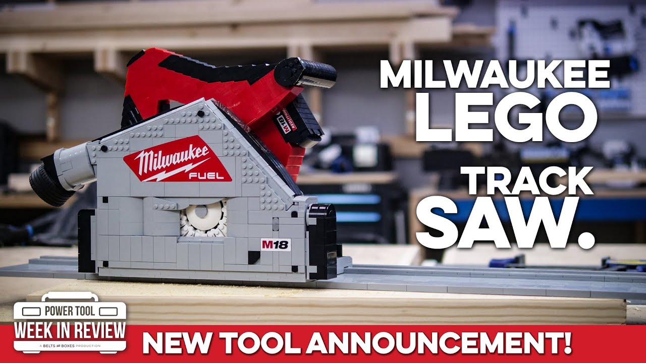 EXCLUSIVE | Milwaukee's GREATEST SECRET! The Milwaukee LEGO Track Saw ...