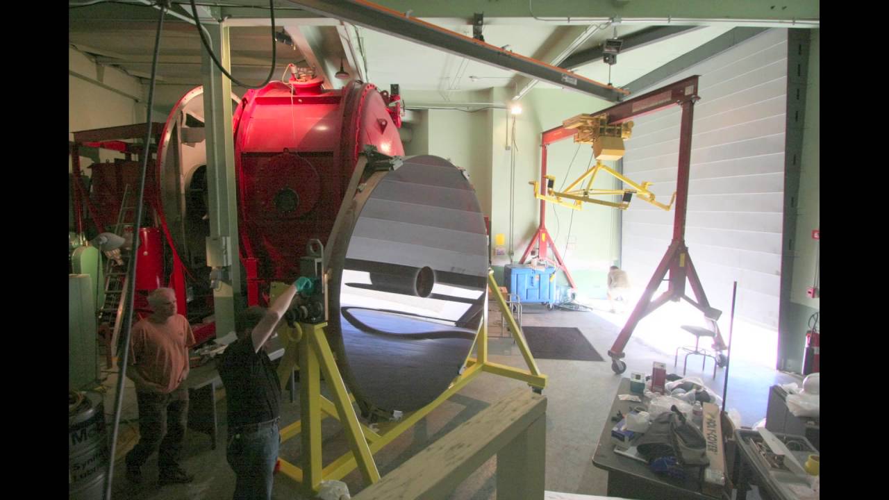 APF 2.4-m Mirror Aluminizing 2016-09-27 A - YouTube