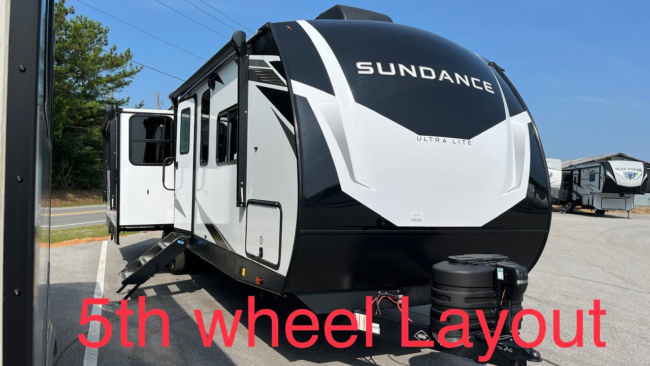 Check out this 5th Wheel Layout! 2023 Heartland Sundance 293RL - YouTube