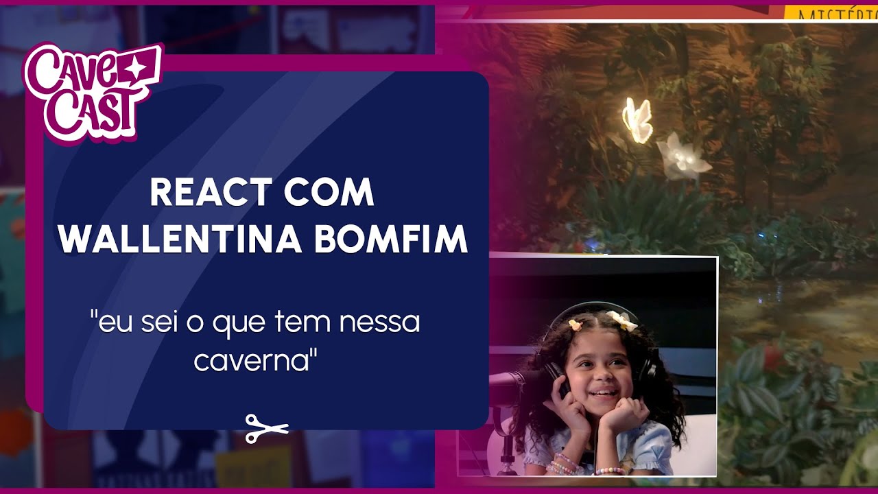 Wallentina Bomfim reage à cena inédita da caverna | Cortes CaveCast ...