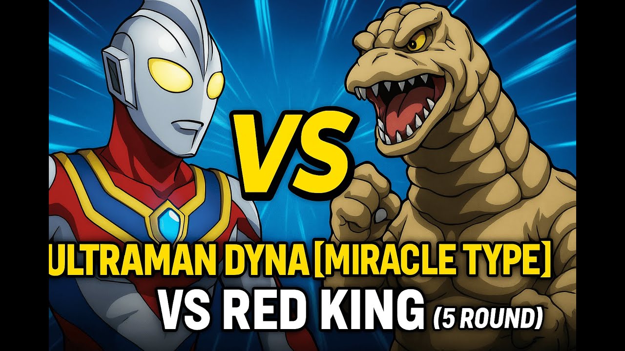 UFE 3 : Ultraman Dyna [Miracle Type] vs Red King (5 Round) - YouTube