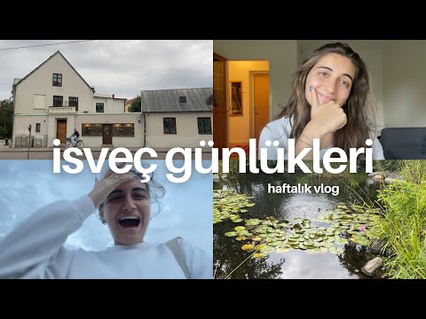 İSVEÇ I haftalık vlog, lund günlükleri, erasmus, lomma beach, alnarp