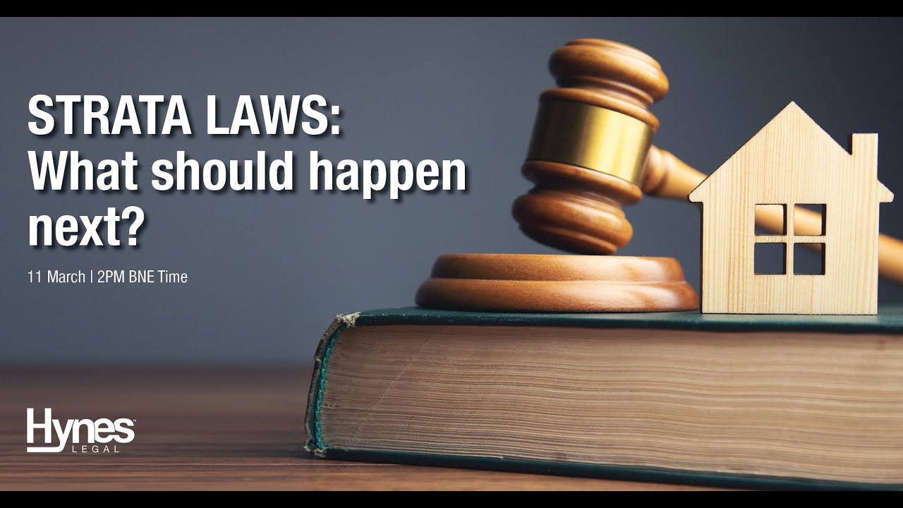 Strata Laws: what should happen next? - YouTube
