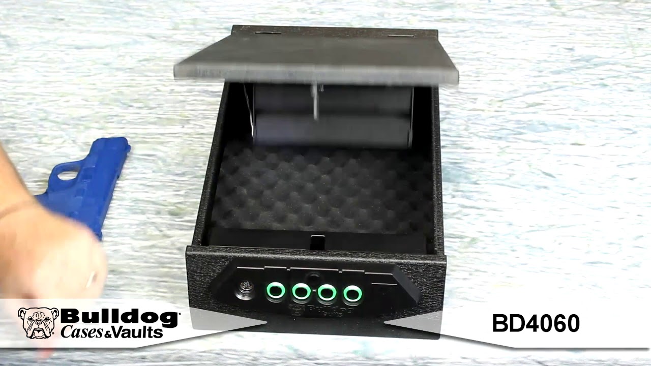 Bulldog Cases & Vaults BD4060 Magnum Top Load LED "Quick" Vault w/ RFID ...